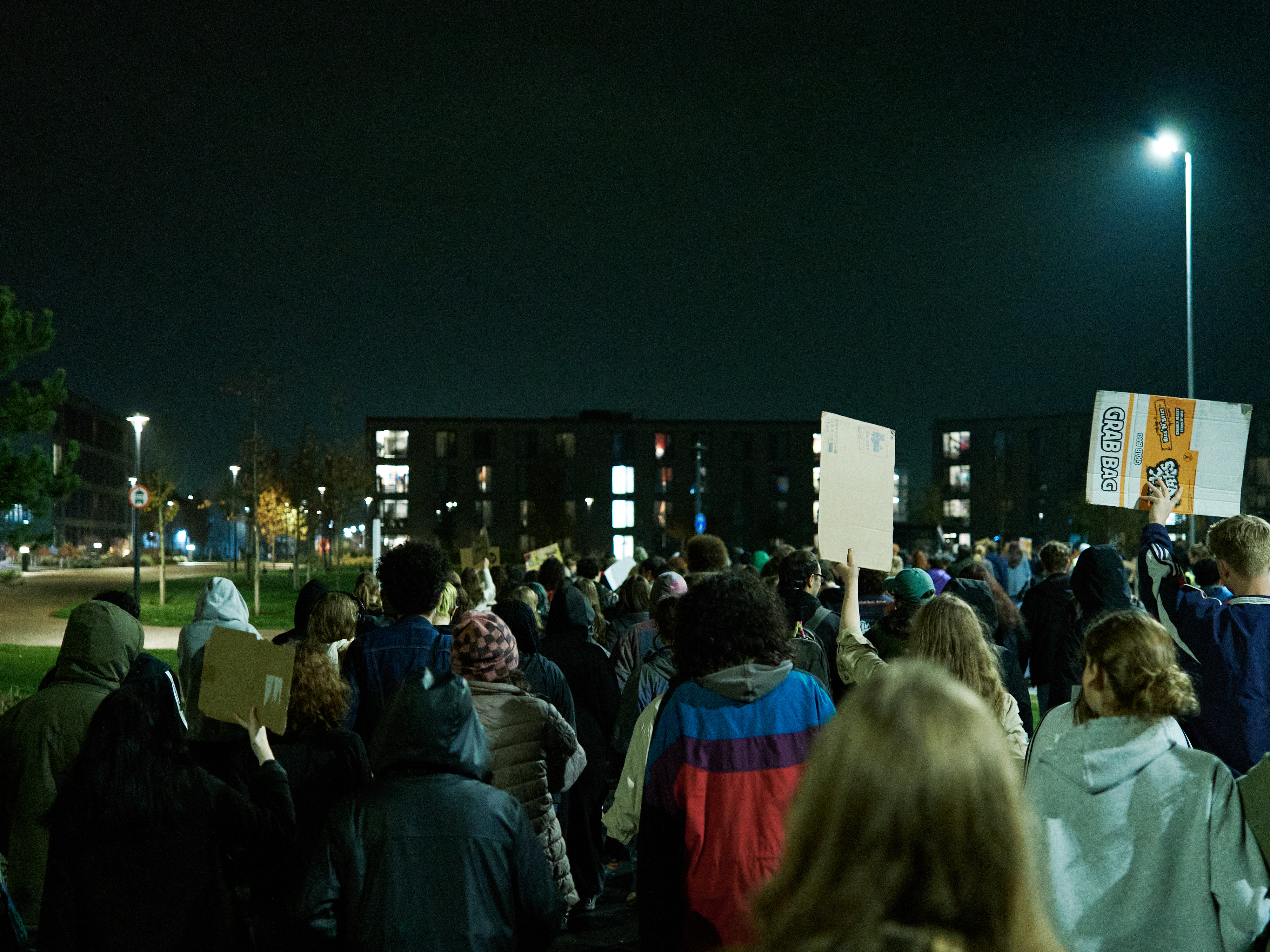 Hundreds of students gather in protest of Reform Society event - Nouse